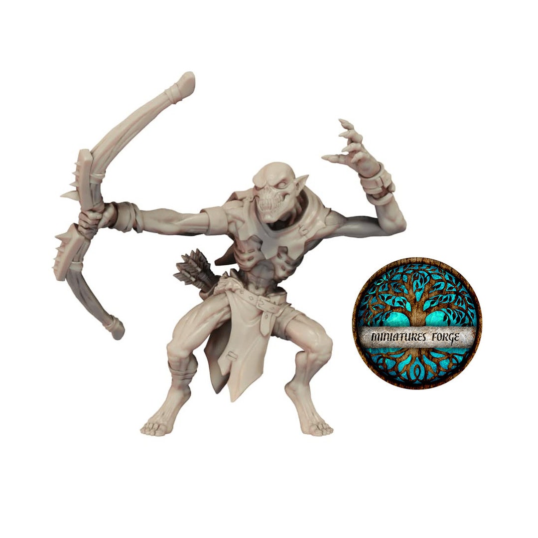 Ag Barrow Ghouls E1 Ghoul Miniature Dungeons and Dragons Mini Dnd ...