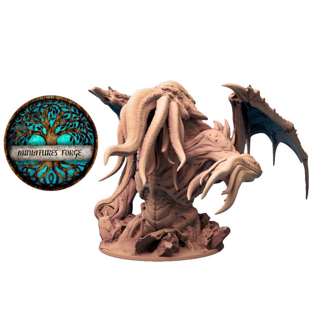 Cthulhu Miniature Dragon Dungeons and Dragons Mini - Etsy