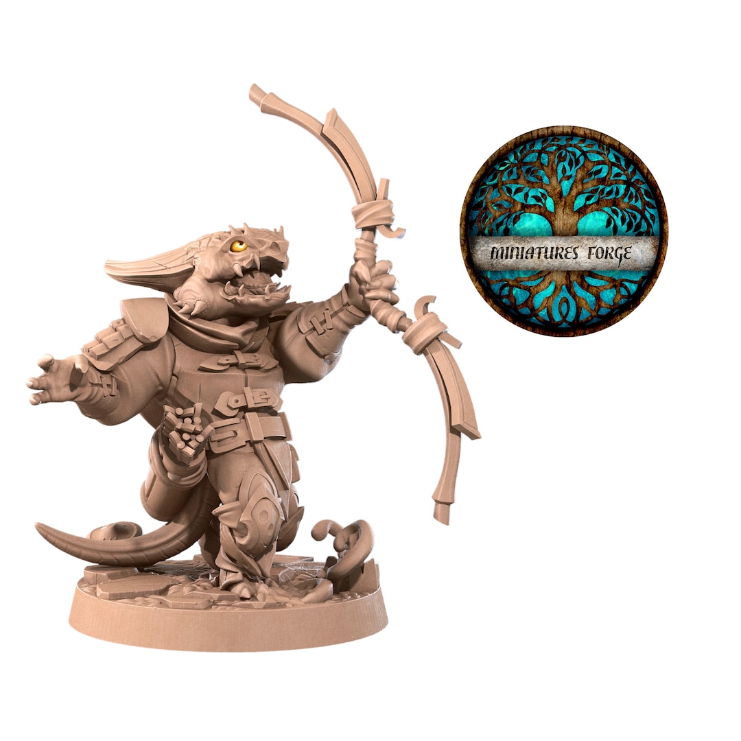 Btb Kobold Archer Miniature Dungeons and Dragons Mini - Etsy