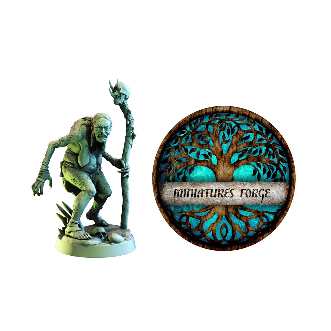 Bog Hag Miniature Crippled God Foundry Dungeons and Dragons Mini - Etsy