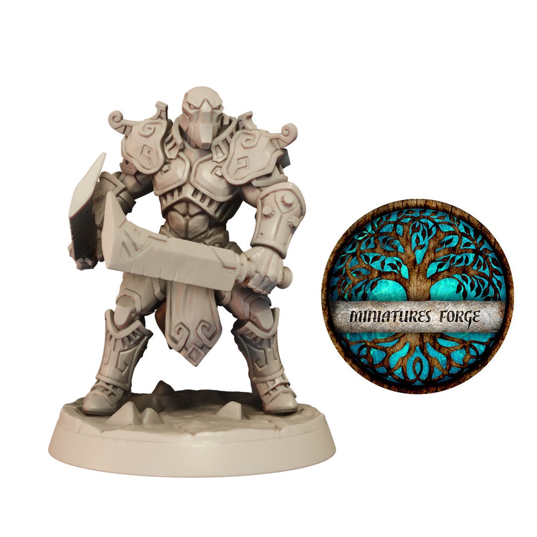 Ag Golem Simulacrum Troop B3 Forged Guard Dungeons and Dragons Mini Rpg ...