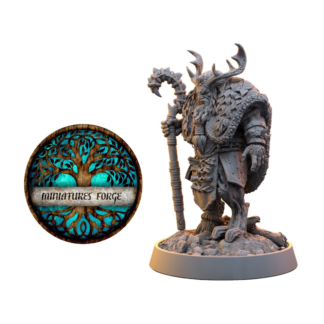 Db Forius the Elder Satyr Miniature Dungeons and Dragons Mini - Etsy