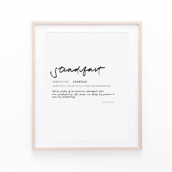 Steadfast in Christ - Etsy