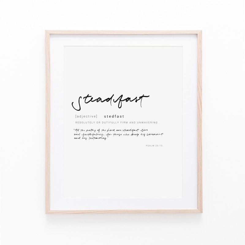 Steadfast in Christ - Etsy