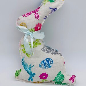 Fabric Easter Bunny, Side Profile Easter Bunny, Easter Home Decor - Etsy