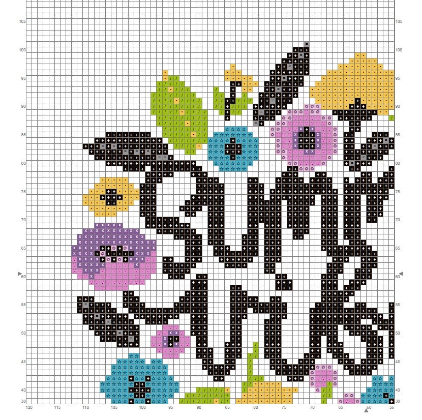 Summer Vibes Cross Stitch Counted Cross Stitch Summer Cross - Etsy