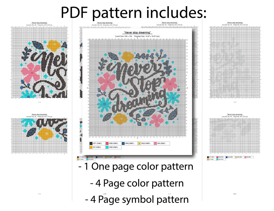 But First Matcha Cross Stitch Pattern Cross Stitch QuotePDF | Etsy