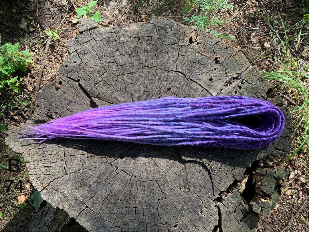 Synthetic Dreadlocks Extensions, Dreads Shades of Violet Purple and ...