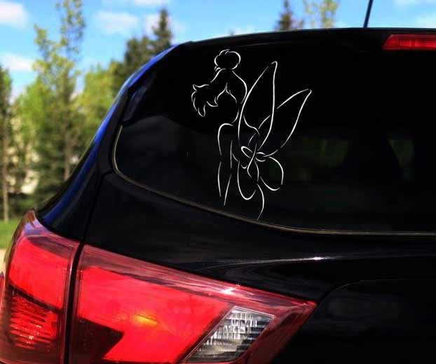 Tinkerbell Umriss Aufkleber Etsy