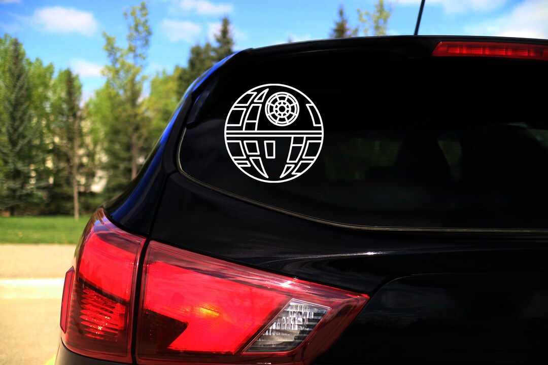 Star Wars Death Star Decal, Star Wars Bumper Sticker, Gift for Him ...
