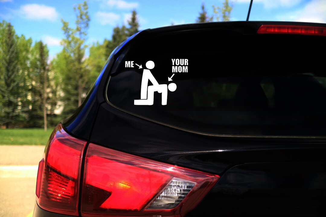 Me and Your Mom Stickman Decal - Etsy