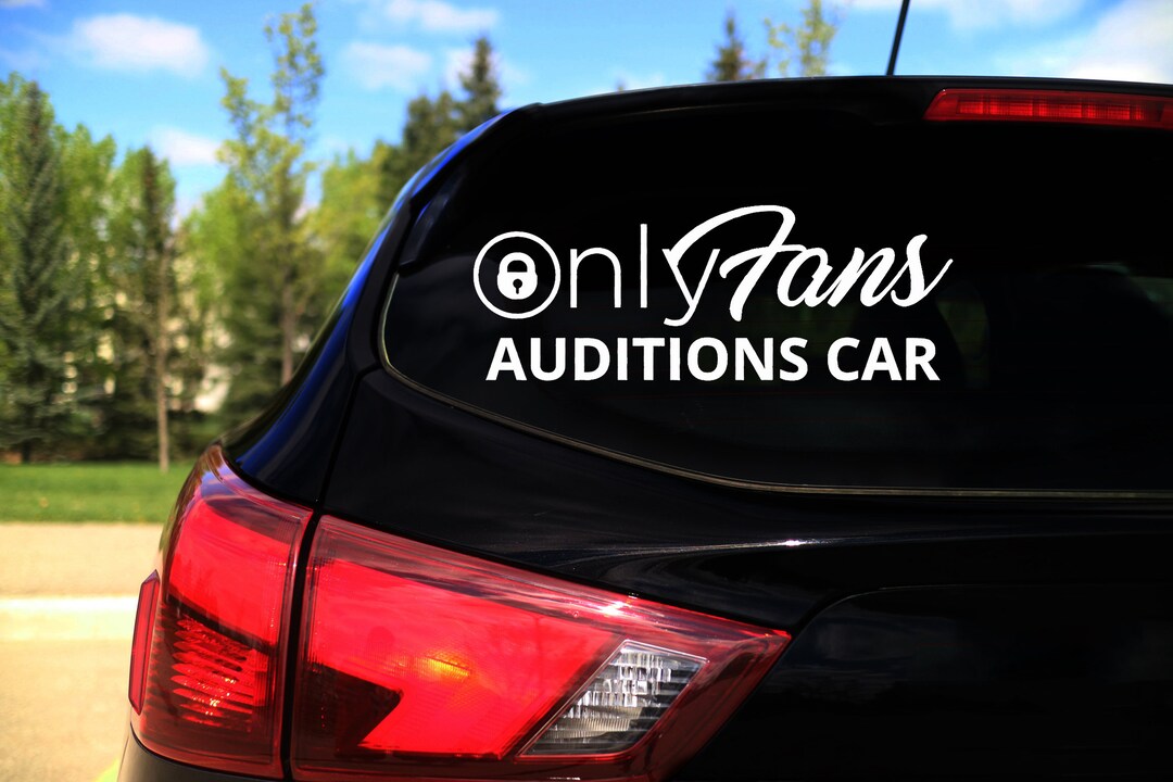 Onlyfans Audition Car Decal, Onlyfans Sticker, Gift for Him, Gift for ...