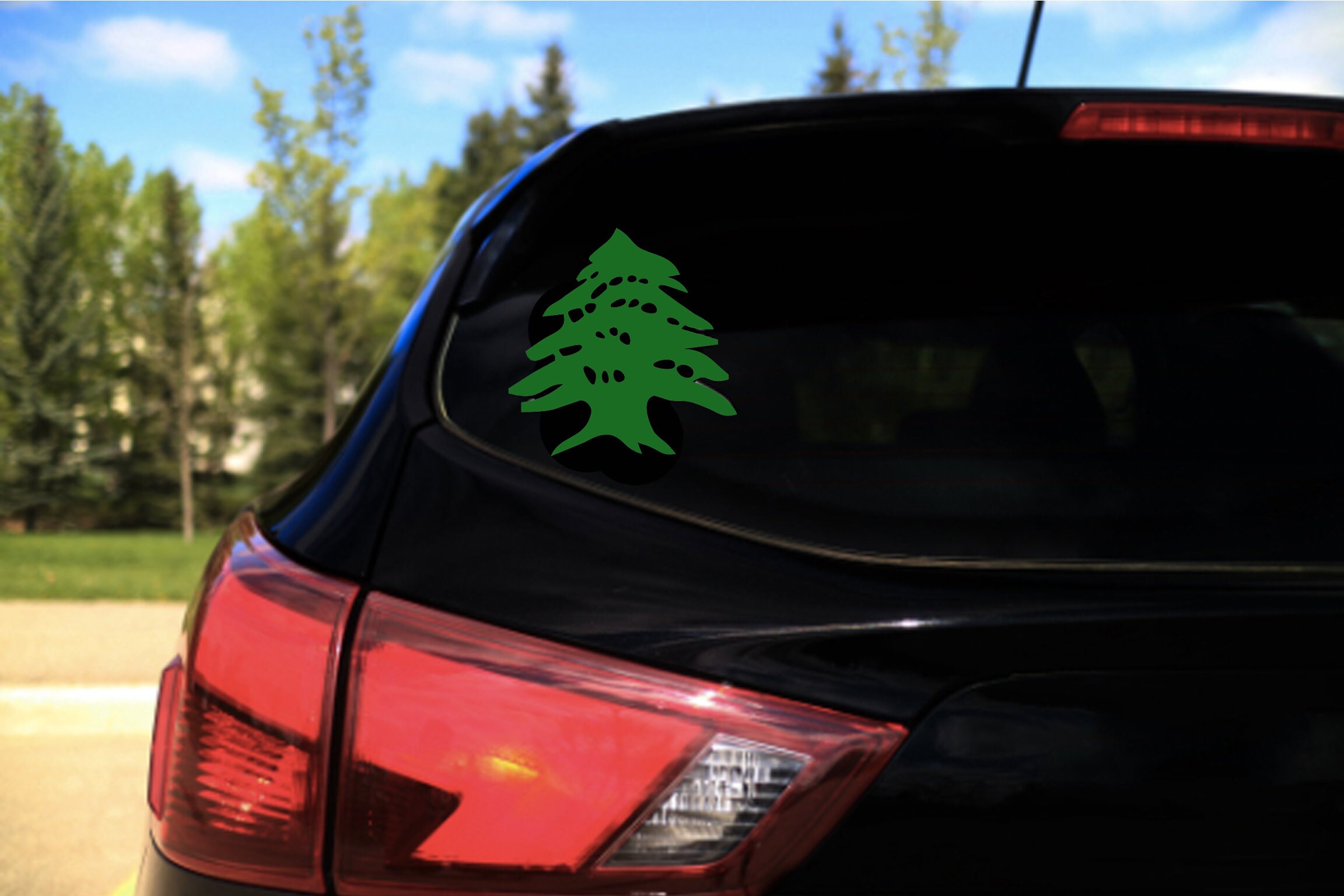 Lebanese Cedar Tree Decal | Etsy