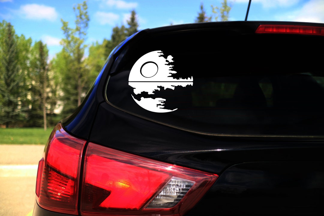 Star Wars Death Star Decal, Star Wars Bumper Sticker, Gift for Him ...