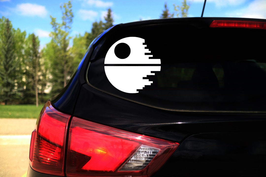 Star Wars Death Star Decal, Star Wars Bumper Sticker, Gift for Him ...