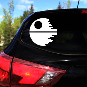 Star Wars Death Star Decal, Star Wars Bumper Sticker, Gift for Him ...