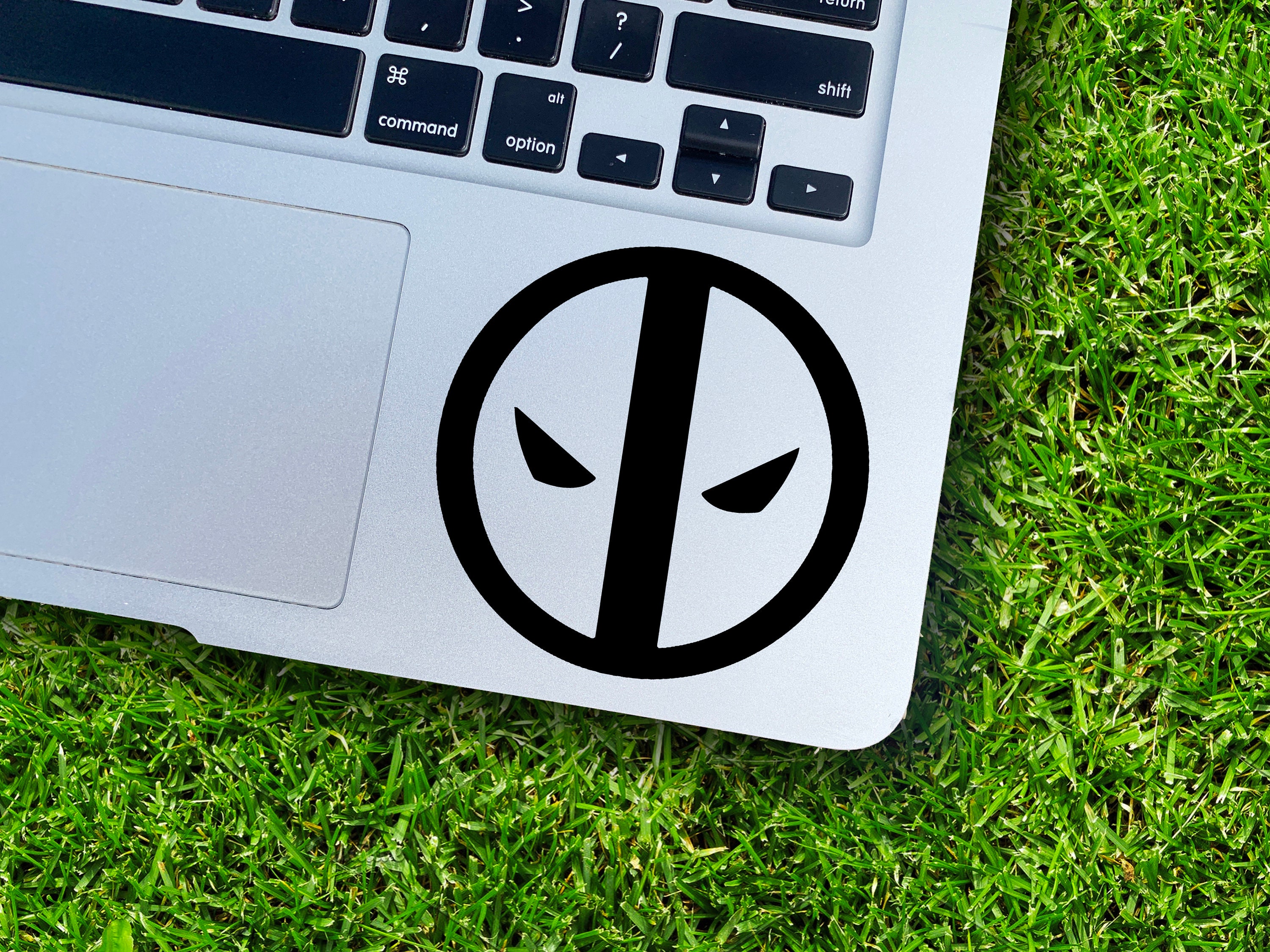 Deadpool Face Outline Decal, Deadpool Sticker - Etsy