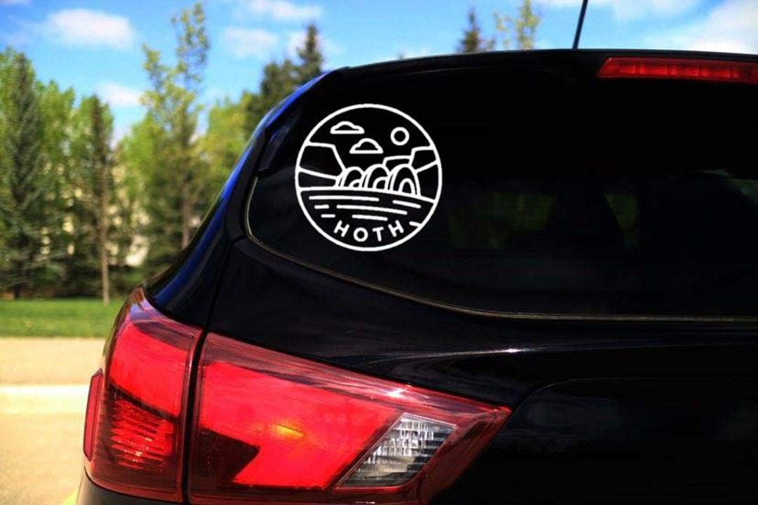 Star Wars Hoth Round Decal - Etsy