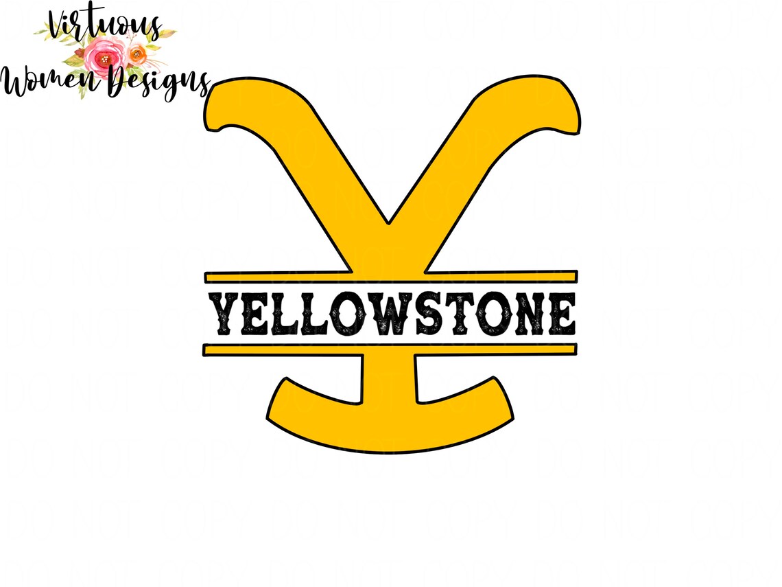 Yellowstone Brand PNG FILE | Etsy