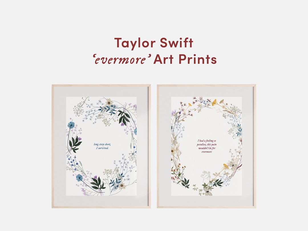 TS Evermore Wreath Art Prints - Etsy