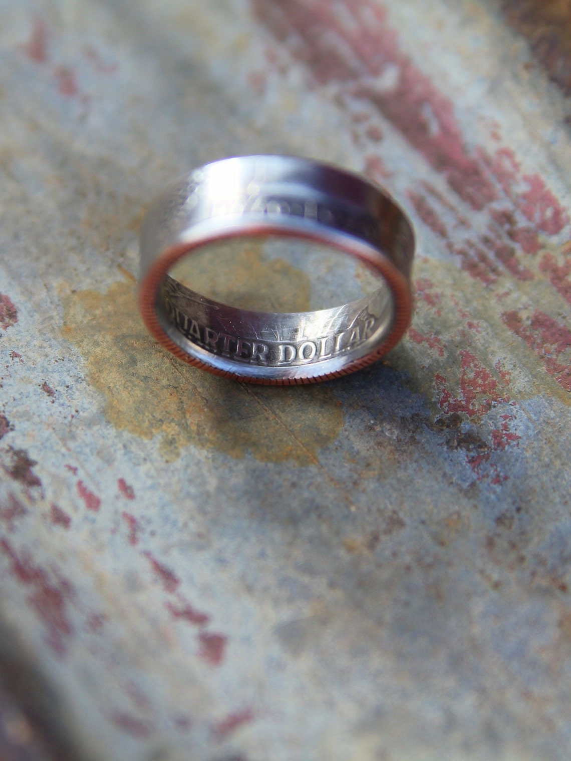 Bicentennial Quarter Ring, Quarter Ring, Coin Ring, US Quarter Coin ...