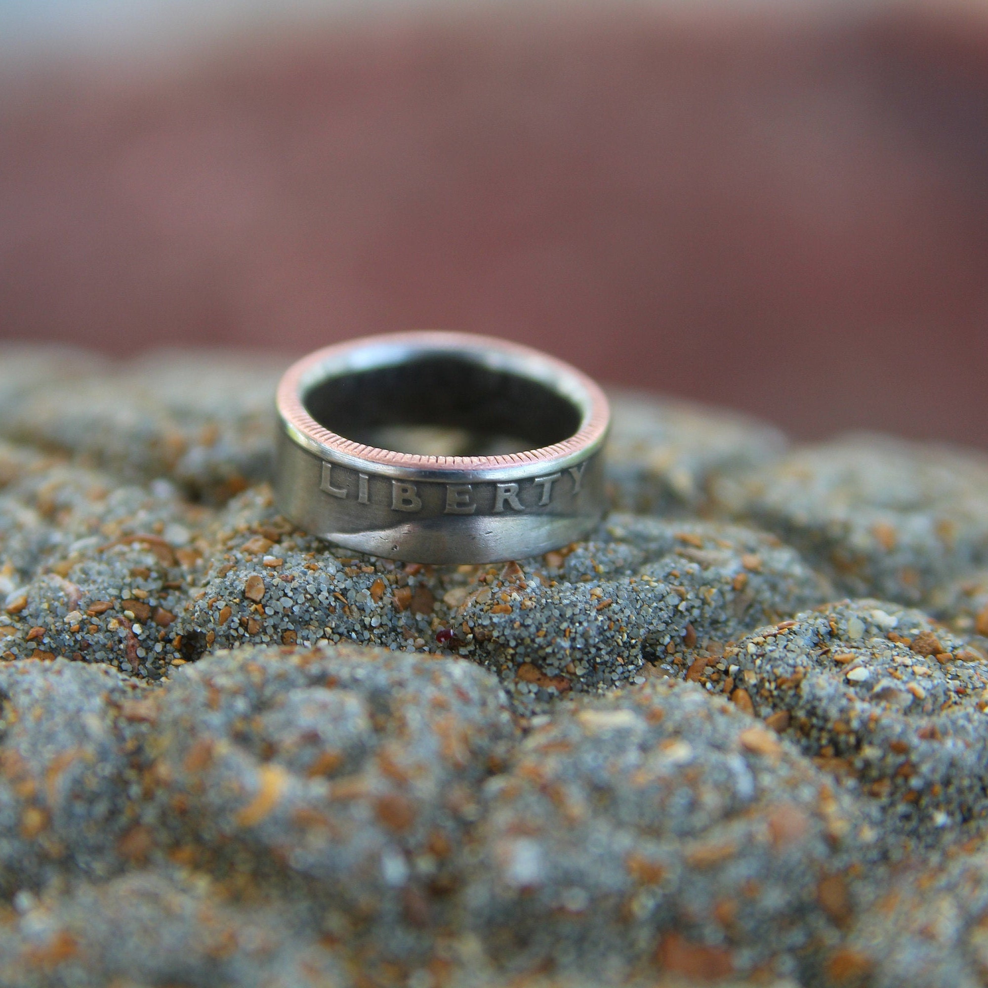 Bicentennial Quarter Ring, Quarter Ring, Coin Ring, US Quarter Coin ...