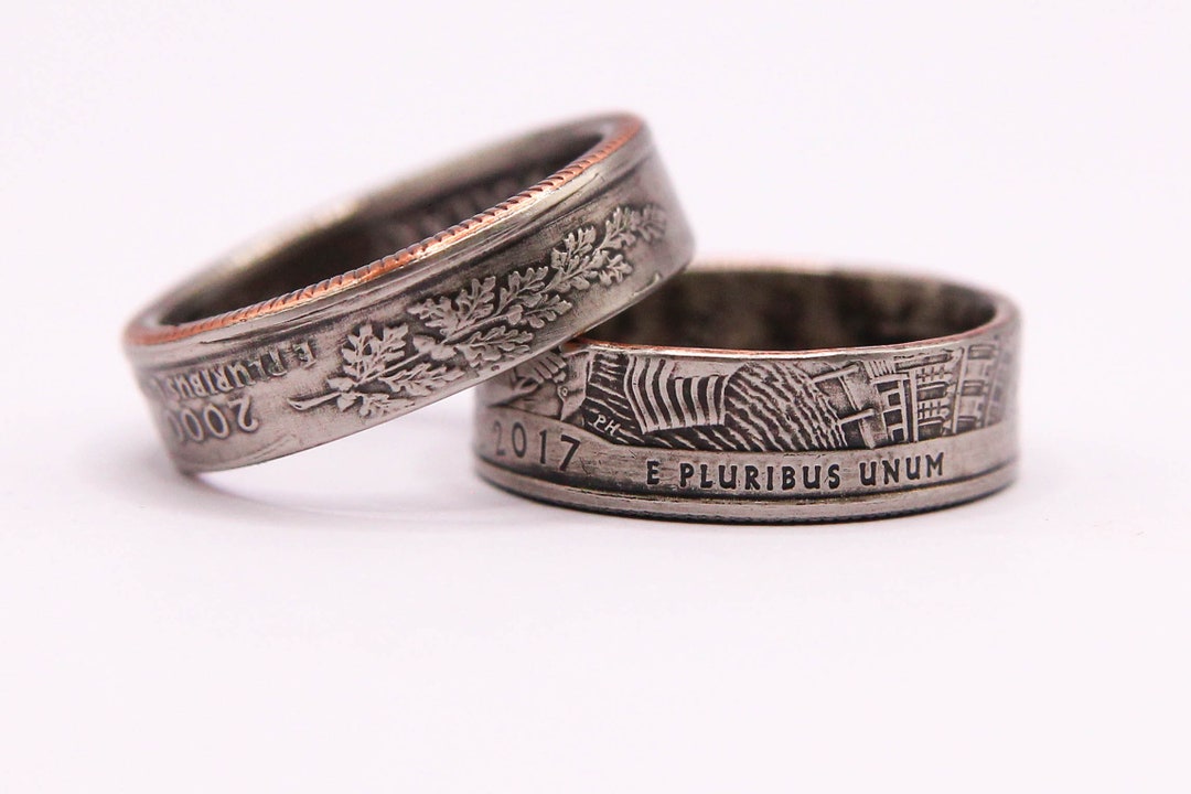 State Quarter Coin Rings, Quarter Dollars, State Quarters, Coin Ring ...