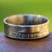 5 Peso Coin Ring, Powder Coated Ring, Mexico, Mexican Coin Ring, Men's ...