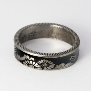 50 Yen Coin Ring, Japanese 50 Yen, Coin Ring, Japanese Ring, Japan Coin ...