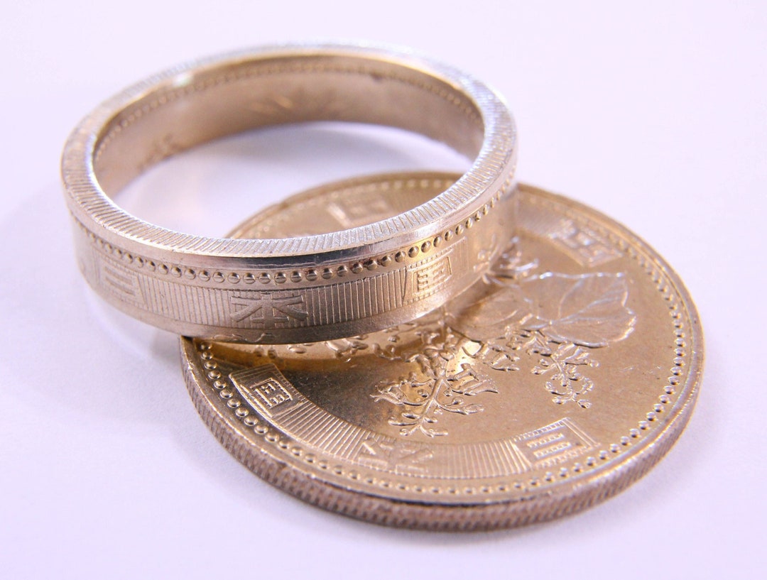 500 Yen Coin Ring-japanese 500 Yen-coin Ring-japanese Ring-japanese ...