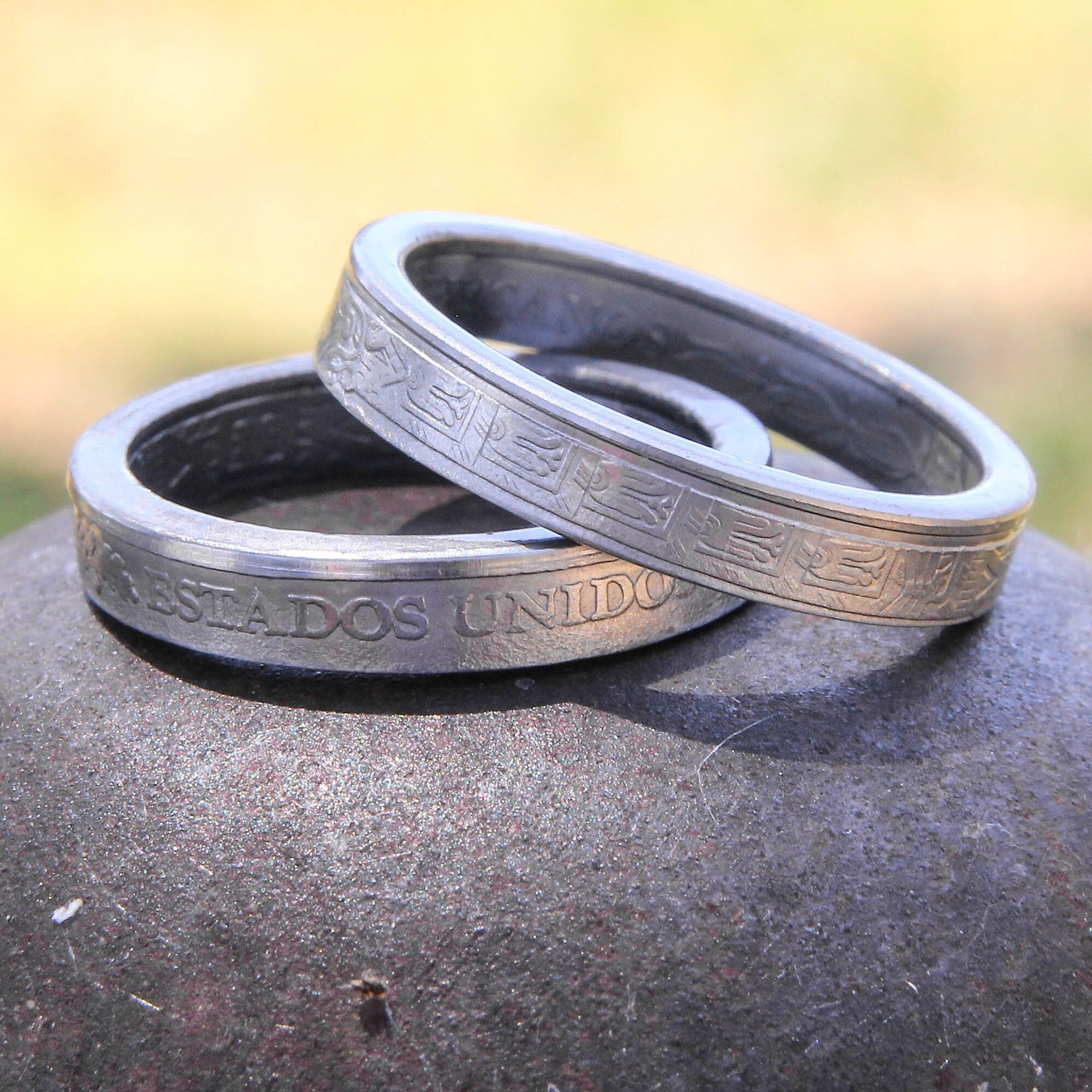 5 Peso Coin Ring Mexico Mexican Coin Ring Ring of the | Etsy