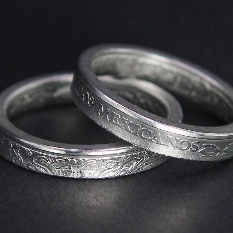 Mexican Peso Ring Women - Etsy