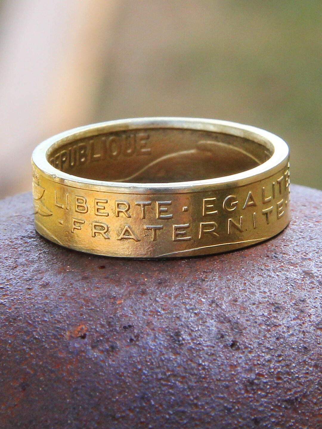 20 Centimes Coin Ring-liberte EGALITE Fraternite-france-new Franc-coin ...