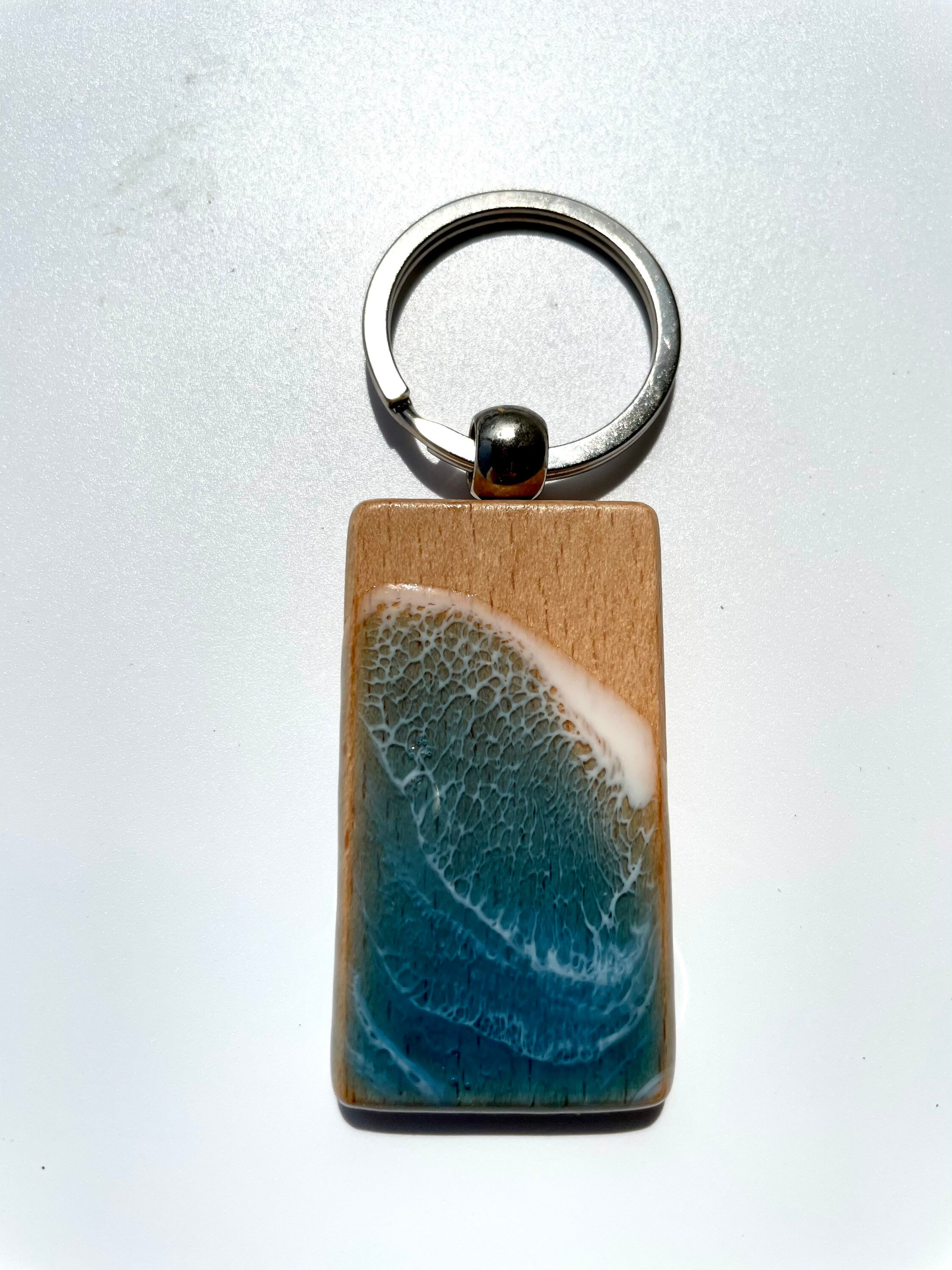 Blue 3D Ocean Waves Keychain Each keychain appear may vary | Etsy