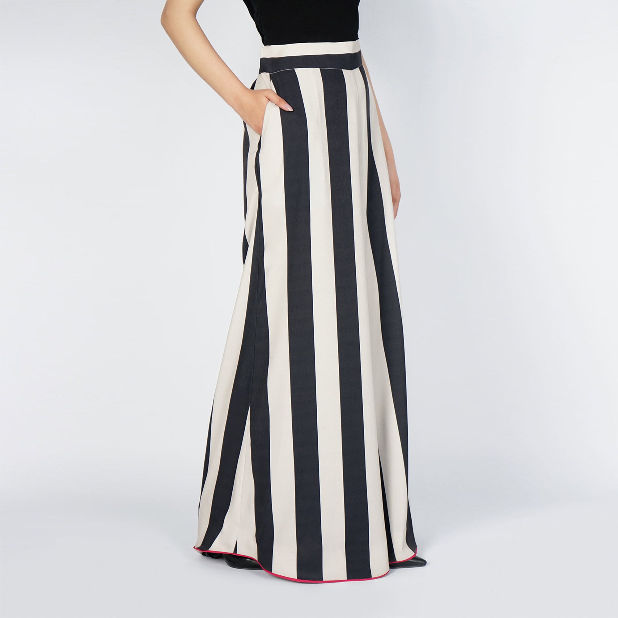 Pakistani/indian Silk Pants, Handmade Clothing - Wide Leg, Flattering ...