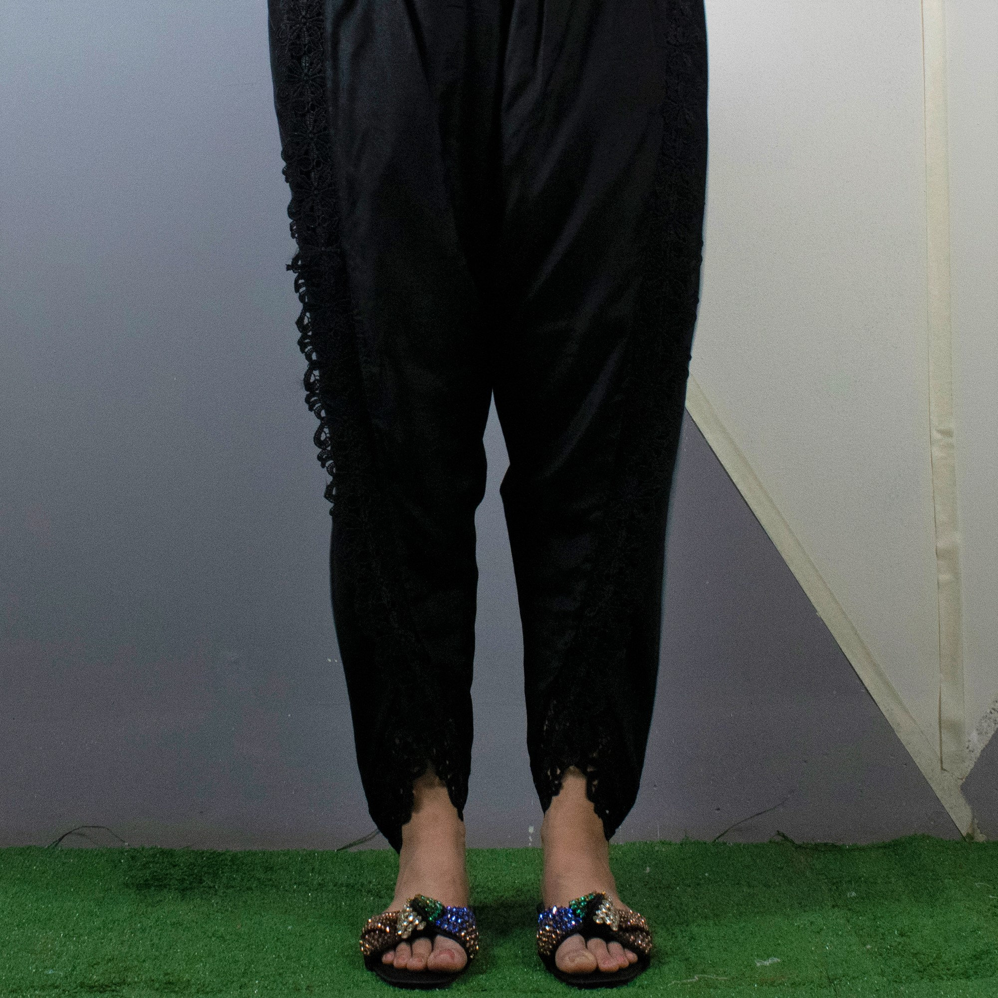Pakistani Cotton Silk Dhoti Pants for Women, Trousers, Elasticated ...