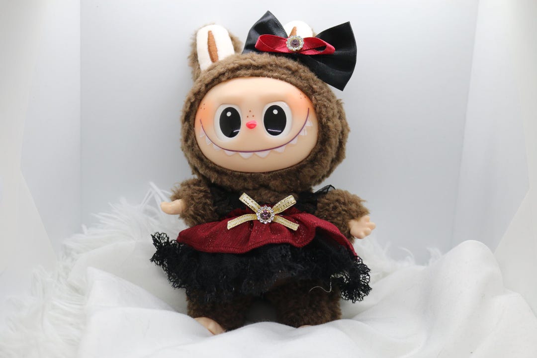 Labubu the Monsters Black and Red Victorian Vampire Dress Set - Etsy