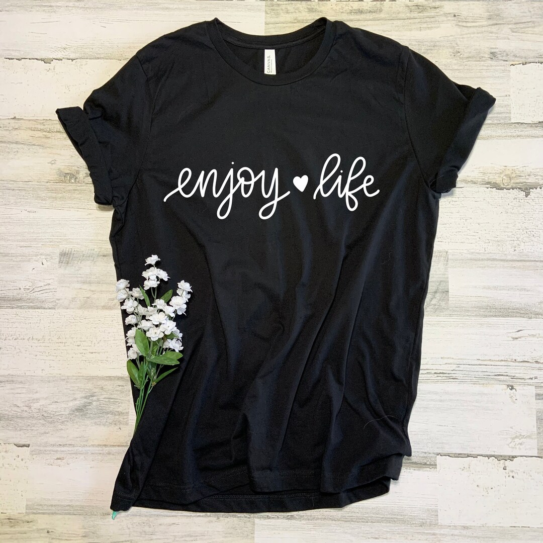 Enjoy Life Svg//png//cut Cut File//be Happy Svg - Etsy