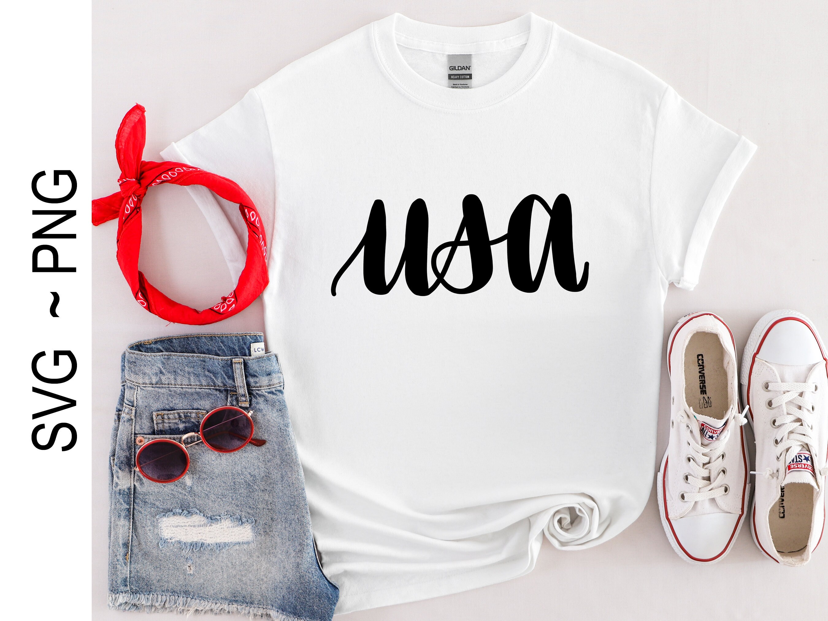 Usa SVG// Cutting File // SVG //PNG // Hand Drawn - Etsy