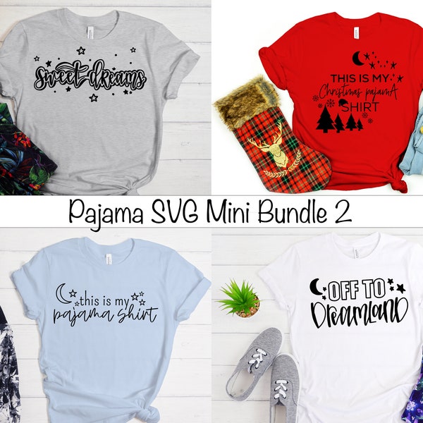 Christmas Pajama Svg - Etsy