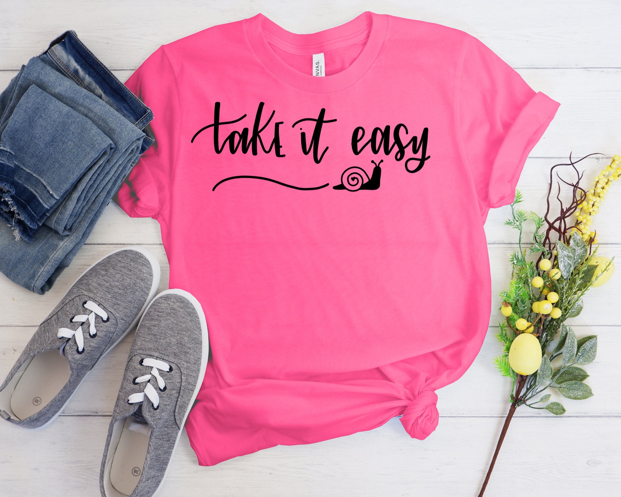 Take It Easy SVG, Png, Cute Svg for Silhouette and Cricut, Funny ...