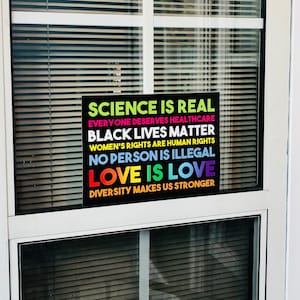 Pro-science WINDOW CLING 8x11in- Static Repositionable Apartment Car ...