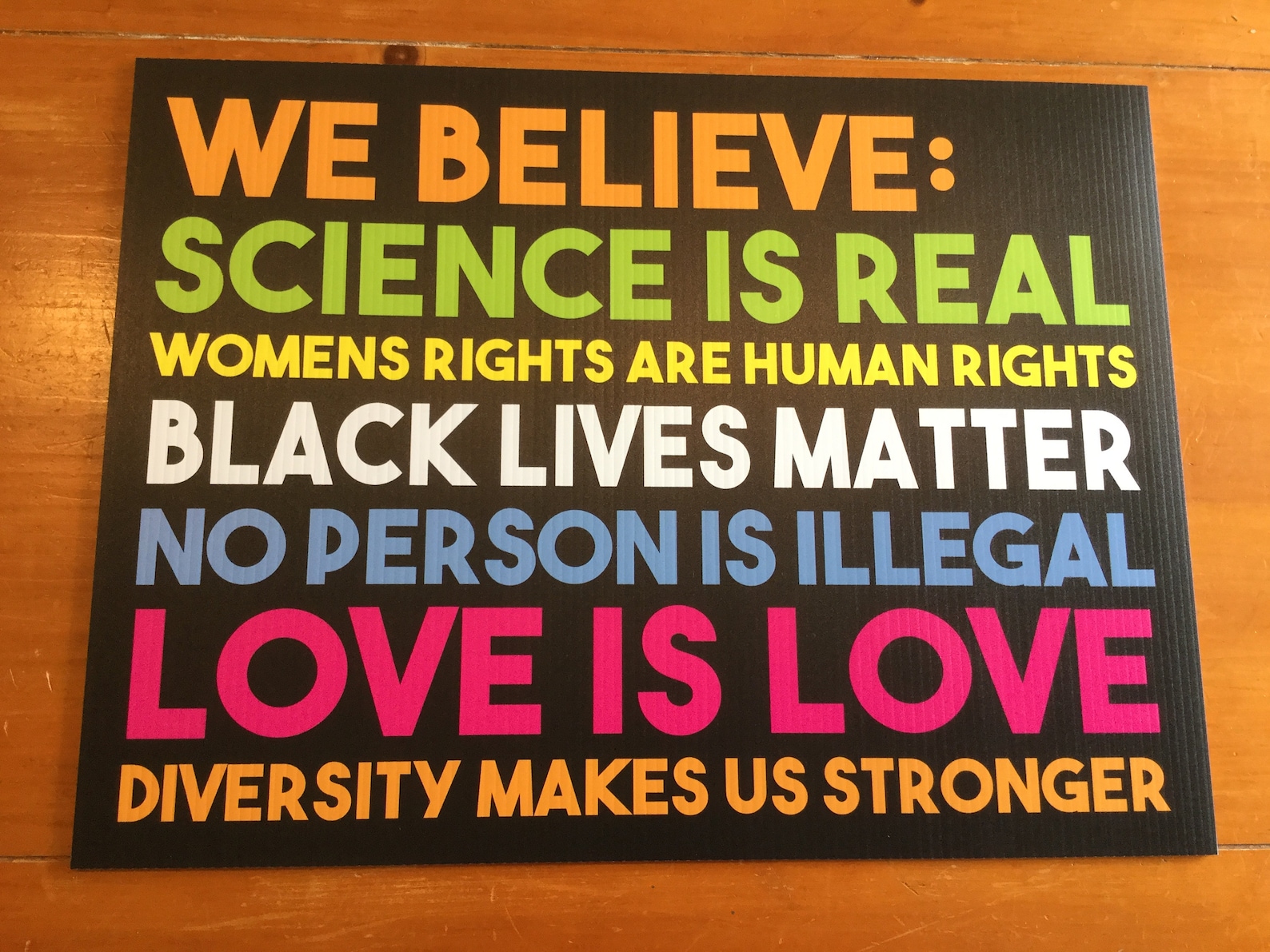 Diversity Makes Us Stronger YARD SIGN Black Lives Matter - Etsy