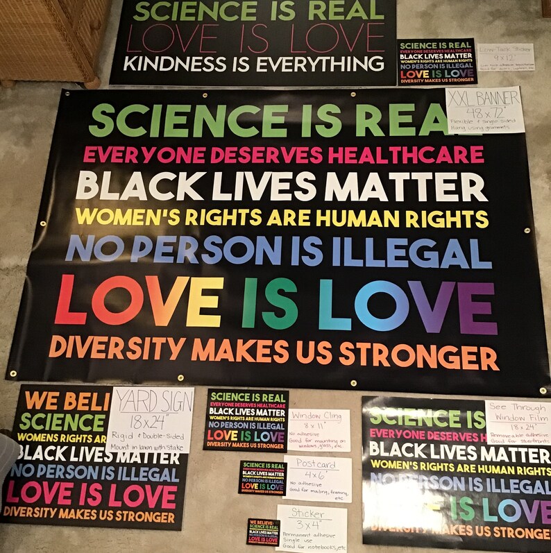 POSTCARDS- Diversity Makes Us Stronger- 4x6in- BLM Black Lives Matter ...