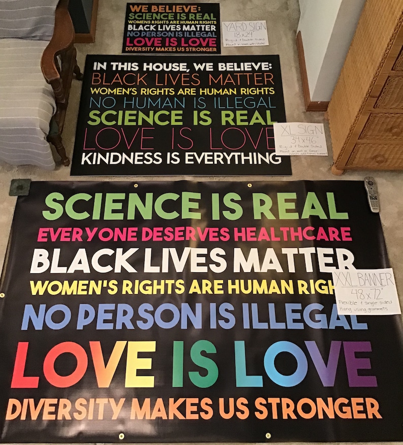 We Hold These Truths to Be Self Evident YARD SIGN Life Liberty - Etsy