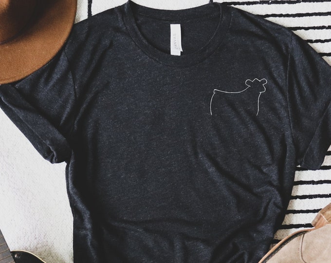 Cow Shirt, Stock Show Shirt, Show Steer, Livestock Show Shirt, Farm ...