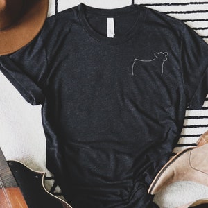 Cow Shirt, Stock Show Shirt, Show Steer, Livestock Show Shirt, Farm ...