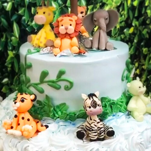 Leopard Print Number Cake Topper Jungle Theme Safari Theme | Etsy