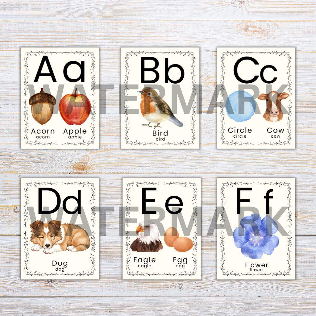 Classroom Alphabet ABC Posters | Dual Letter Sounds | Proper ...