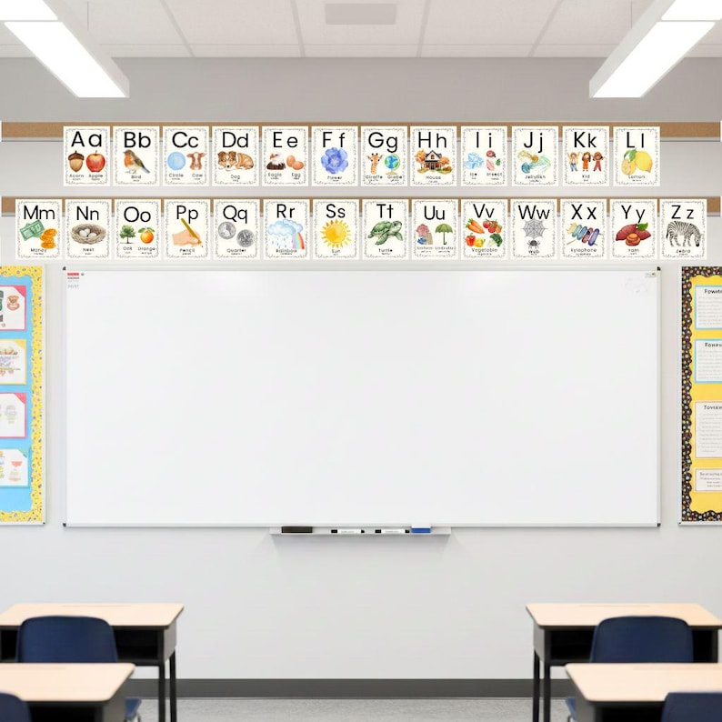 Classroom Alphabet ABC Posters | Dual Letter Sounds | Proper ...